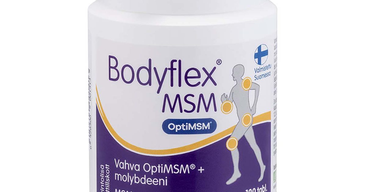 Bodyflex MSM, 120 tabl. Best Selling! – Nordic Immunity Supplements