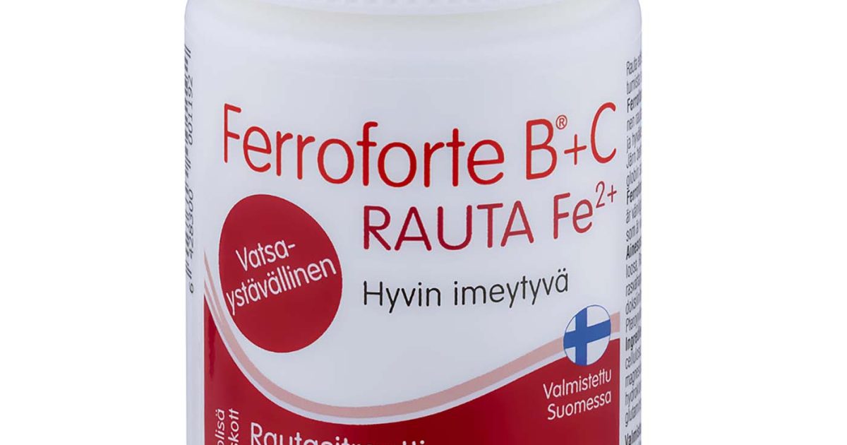 Ferroforte® B+C, 120 tabl. – Nordic Immunity Supplements