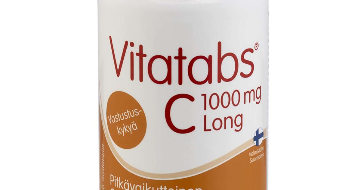 Vitatabs® C 1000 mg Long, 120 tabl. – Nordic Immunity Supplements