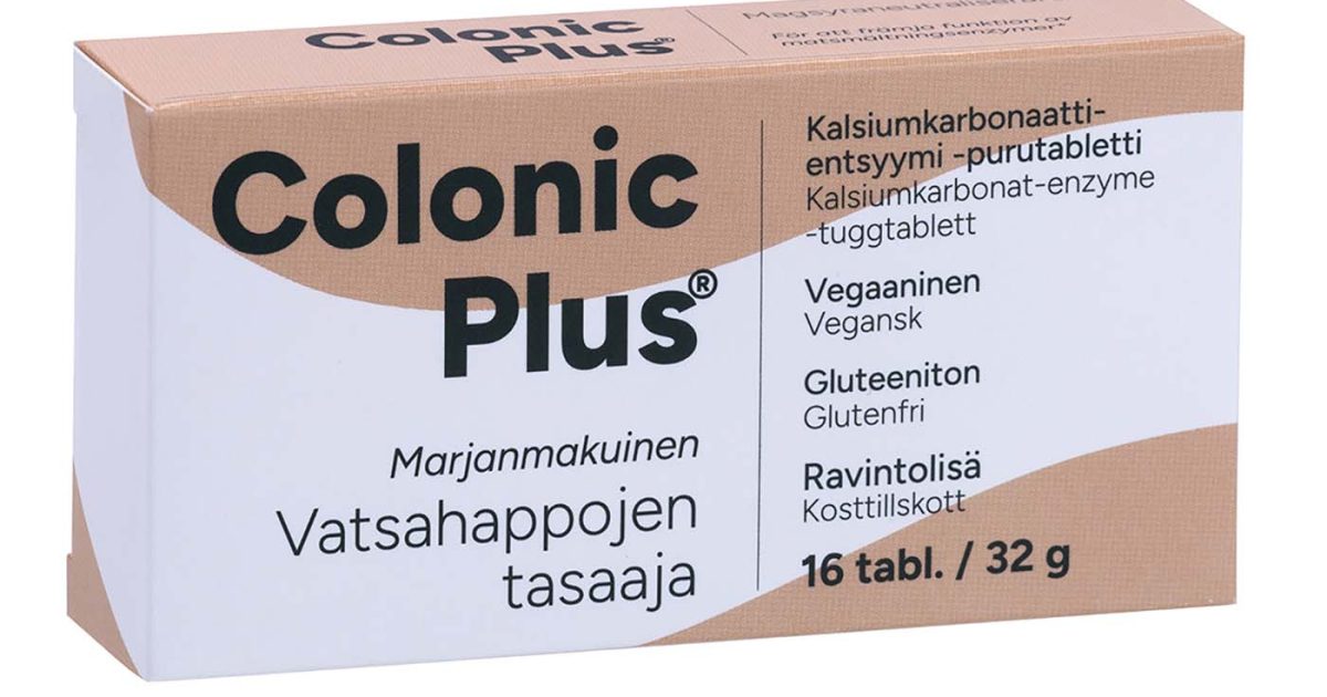 Colonic Plus Gastric Acidity Balancer, 16 tabl. – Nordic Immunity ...