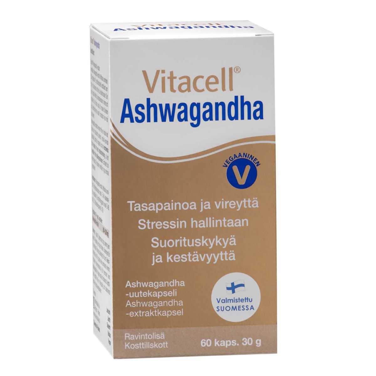 Vitacell Ashwagandha, 60 caps. – Nordic Immunity Supplements