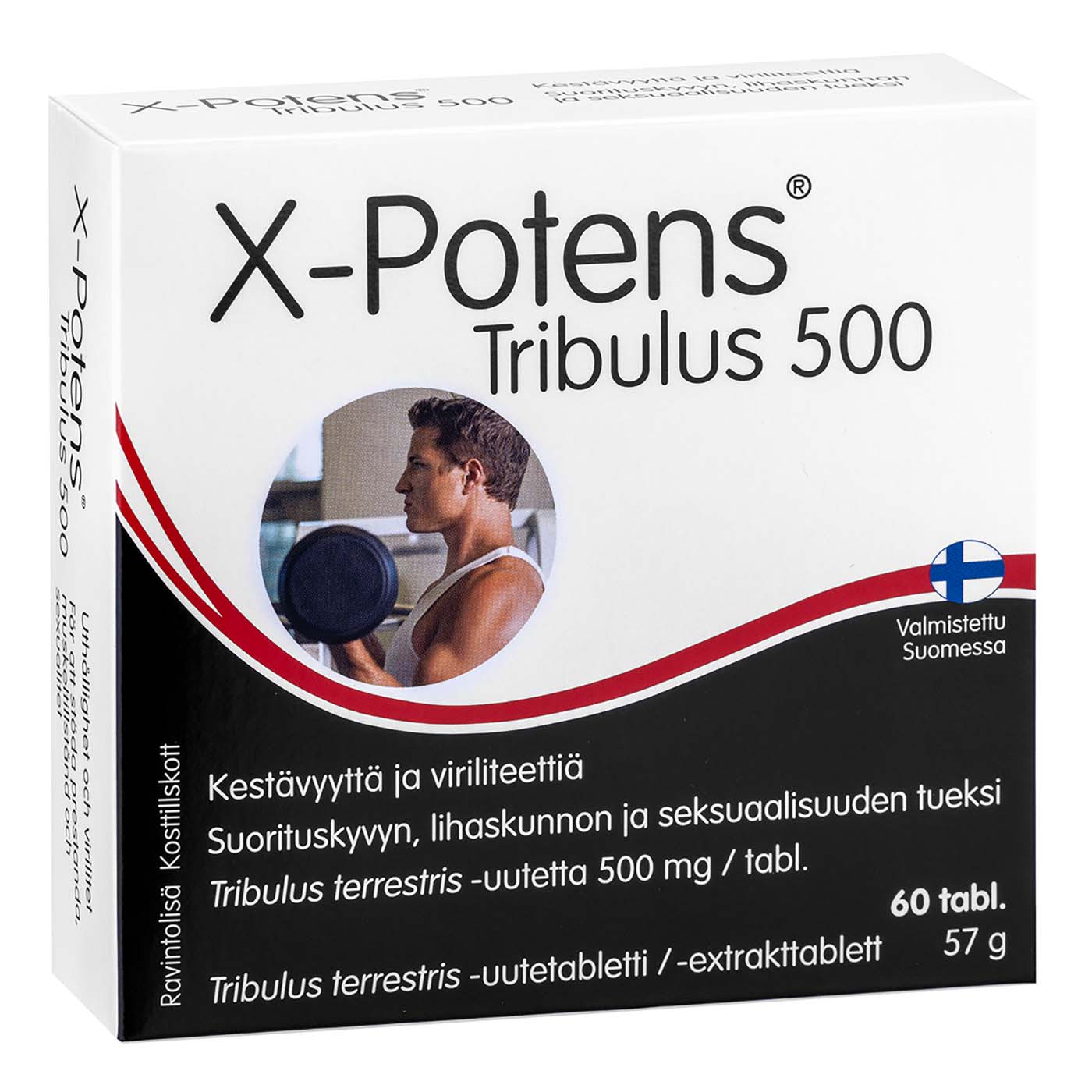 X-Potens® Tribulus 500, 60 tabl. – Nordic Immunity Supplements