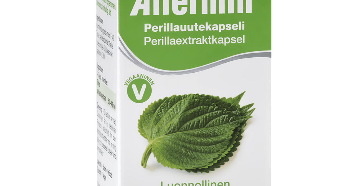 Organic Allermin®: Natural Tolerance Booster with Perilla Leaf Extract ...