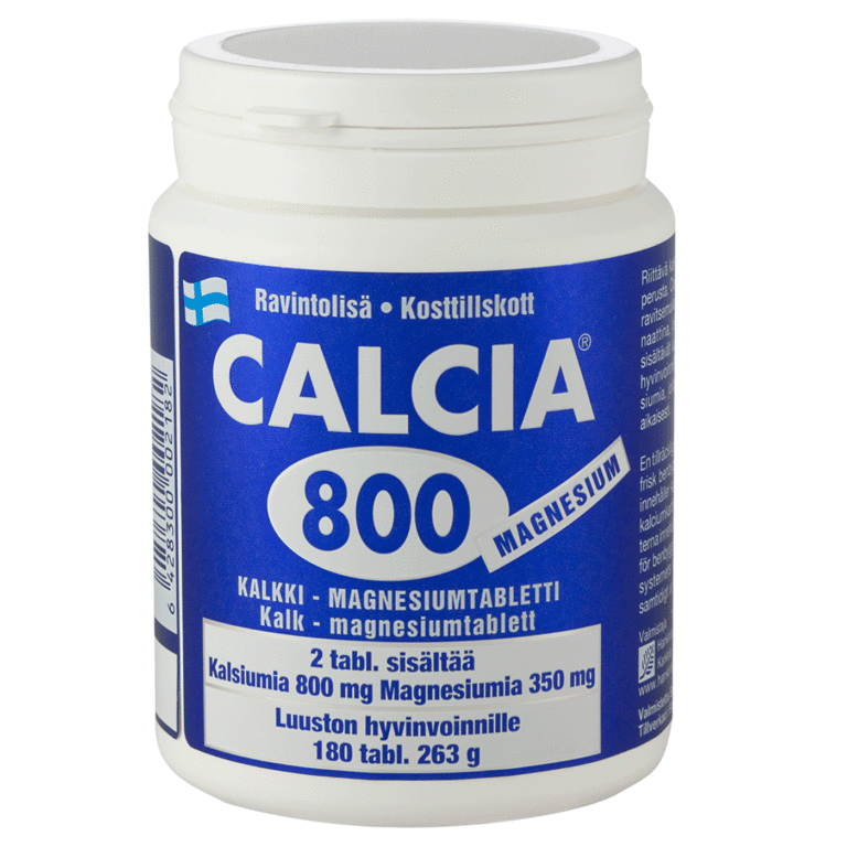 Calcia® 800 Magnesium, 180 tabl. – Nordic Immunity Supplements