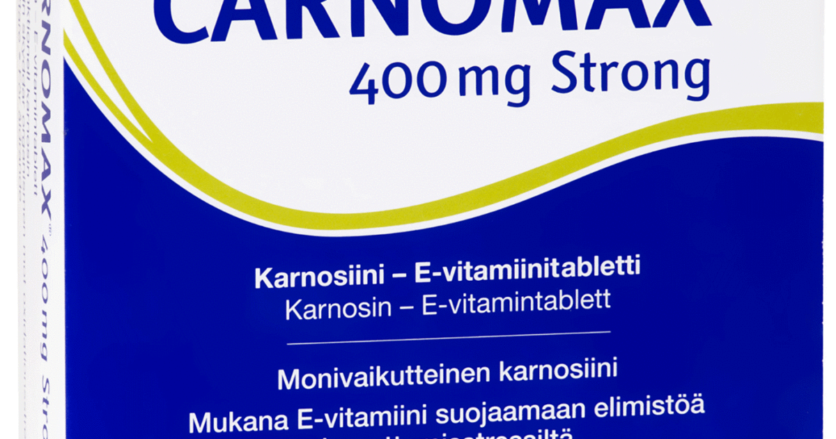 Carnomax® 400 mg Strong, 60 tabl. – Nordic Immunity Supplements