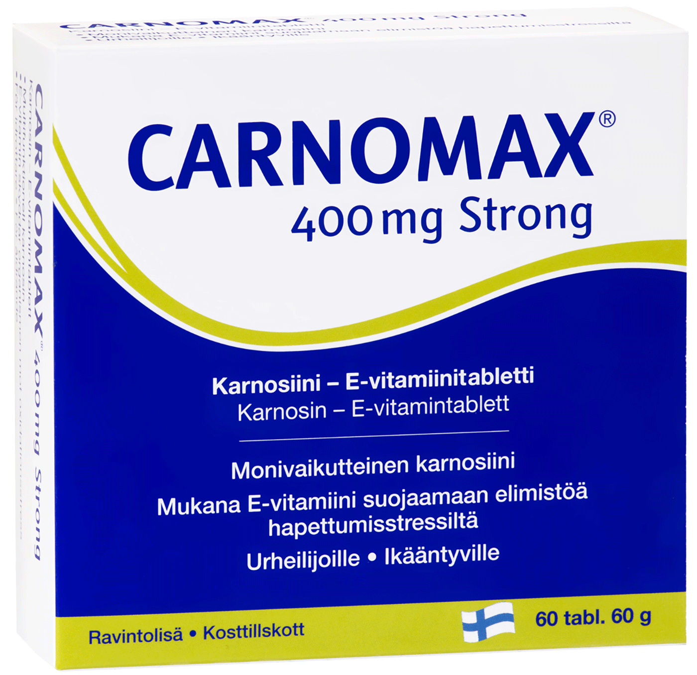 Carnomax® 400 mg Strong, 60 tabl. – Nordic Immunity Supplements