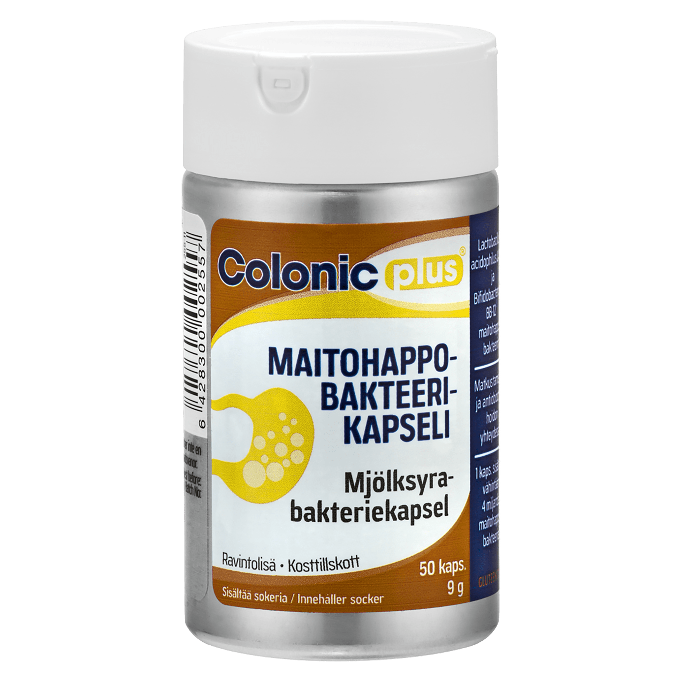 Colonic Plus Lactic Acid Bacteria, 50 caps. – Nordic Immunity Supplements