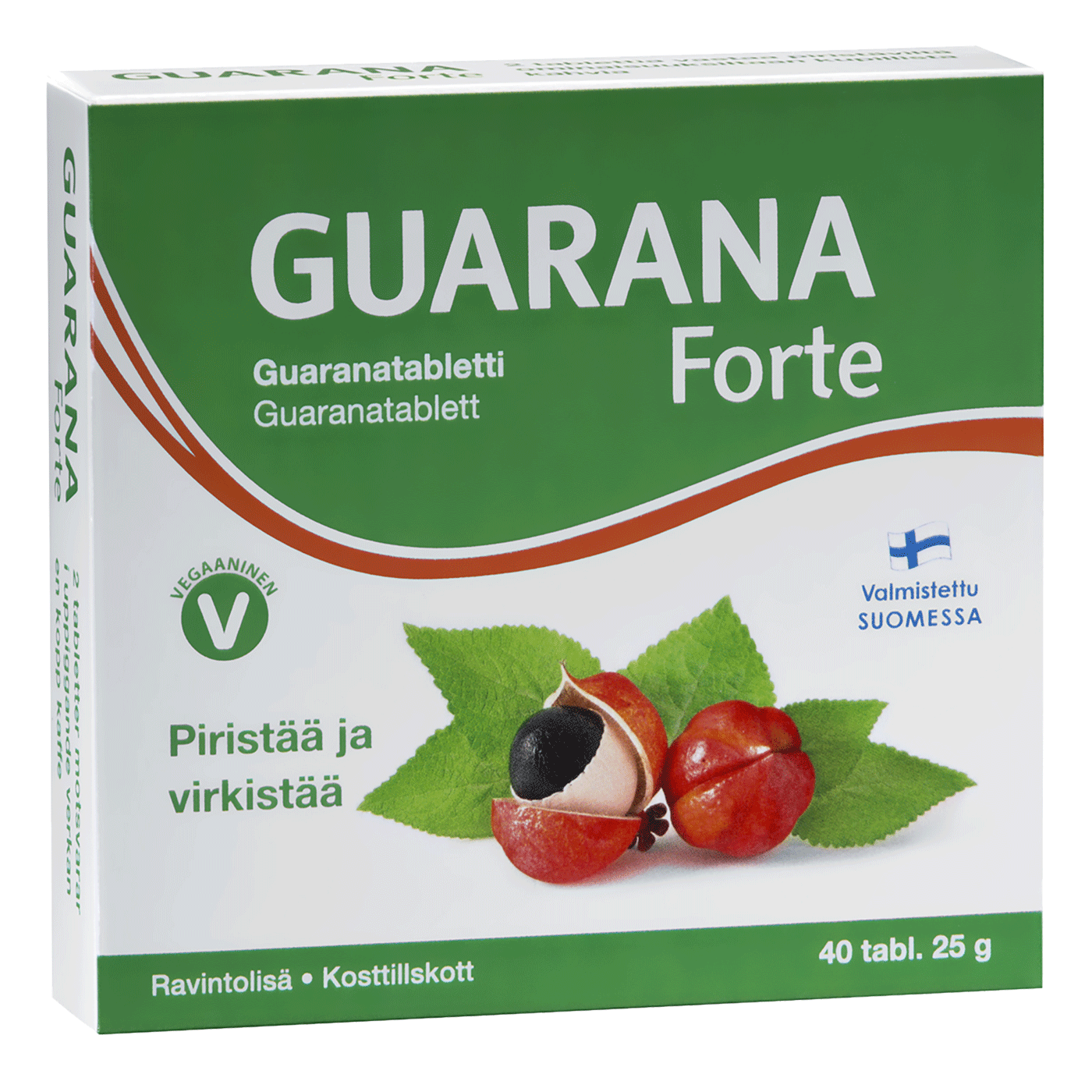 Guarana Forte, 40 tabl. – Nordic Immunity Supplements