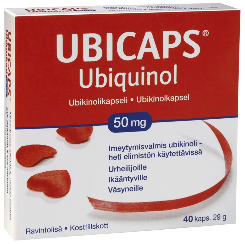 Ubicaps® Ubiquinol 50 mg, 40 caps. – Nordic Immunity Supplements