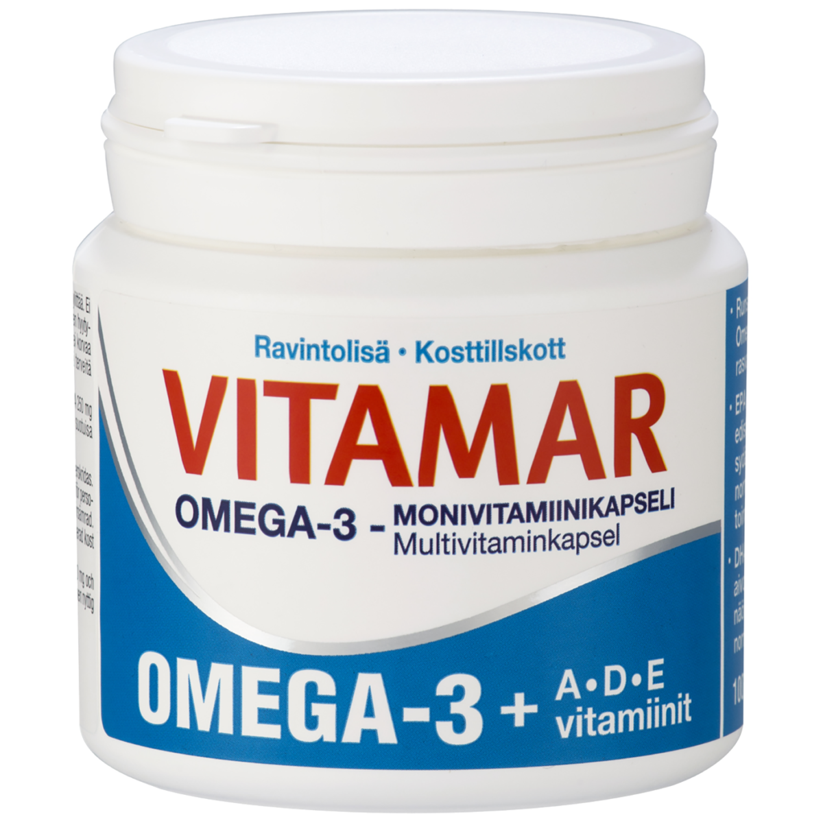 Vitamar Omega-3 + ADE, 100 caps. – Nordic Immunity Supplements