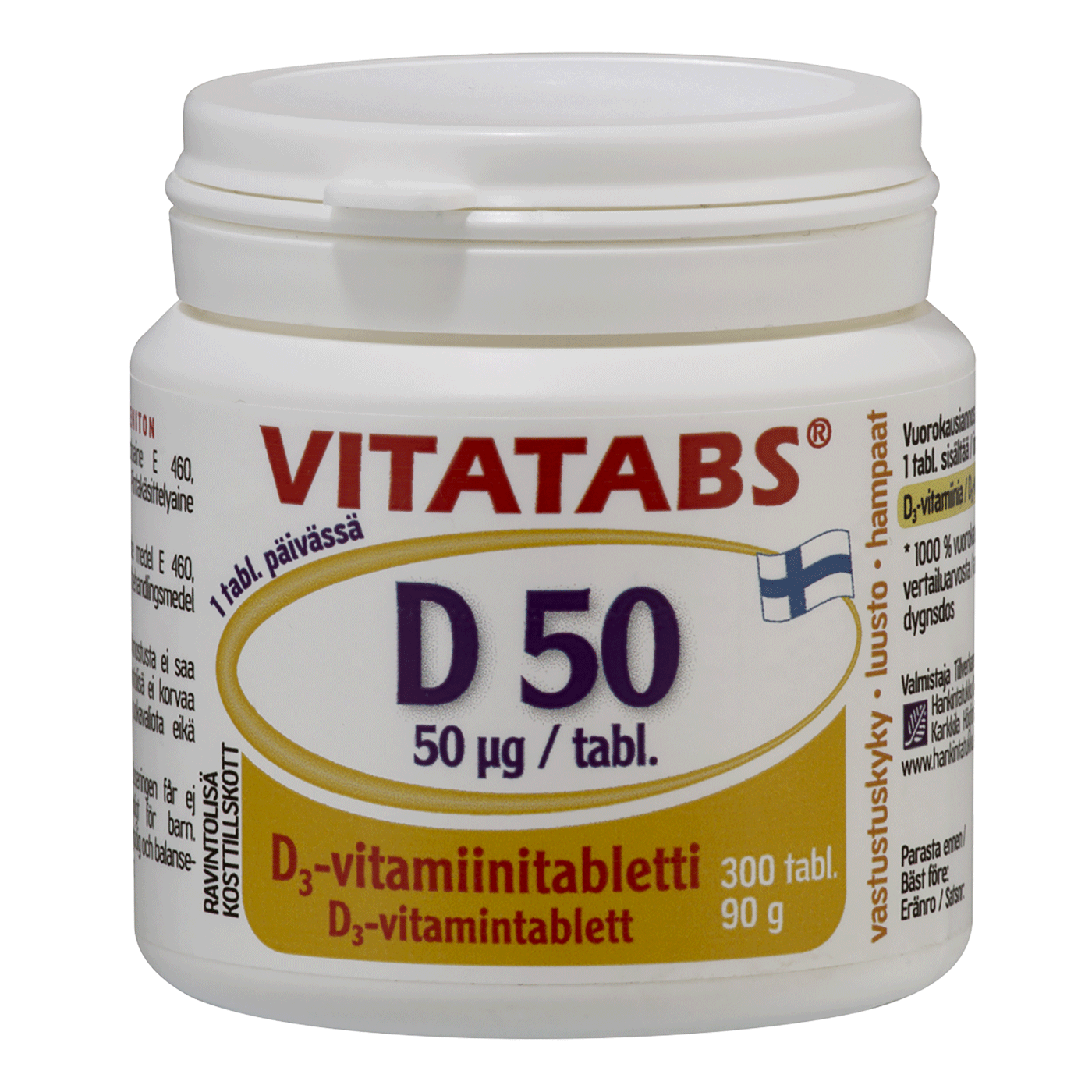 Vitatabs® D 50, 300 tabl. – Nordic Immunity Supplements