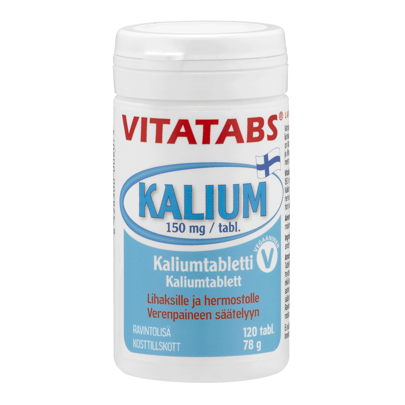 Vitatabs® potassium, 120 tabl. – Nordic Immunity Supplements