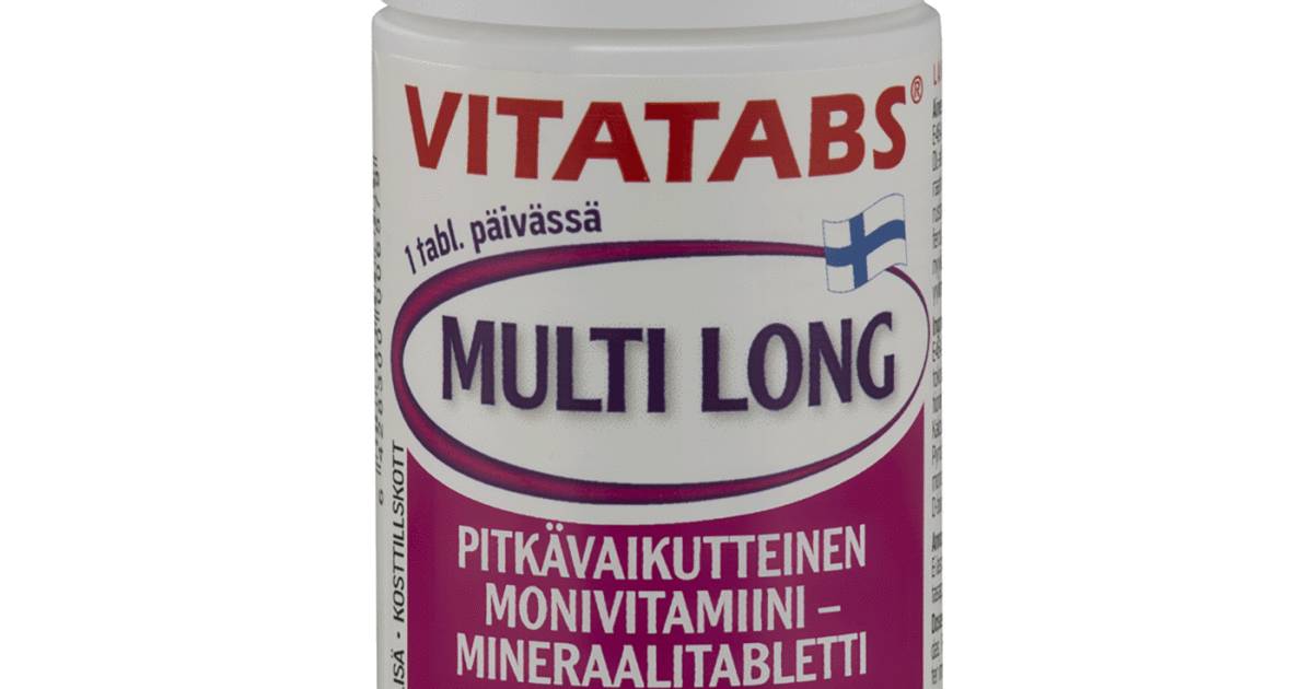 Vitatabs Multi Long, 100 tabl. – Nordic Immunity Supplements