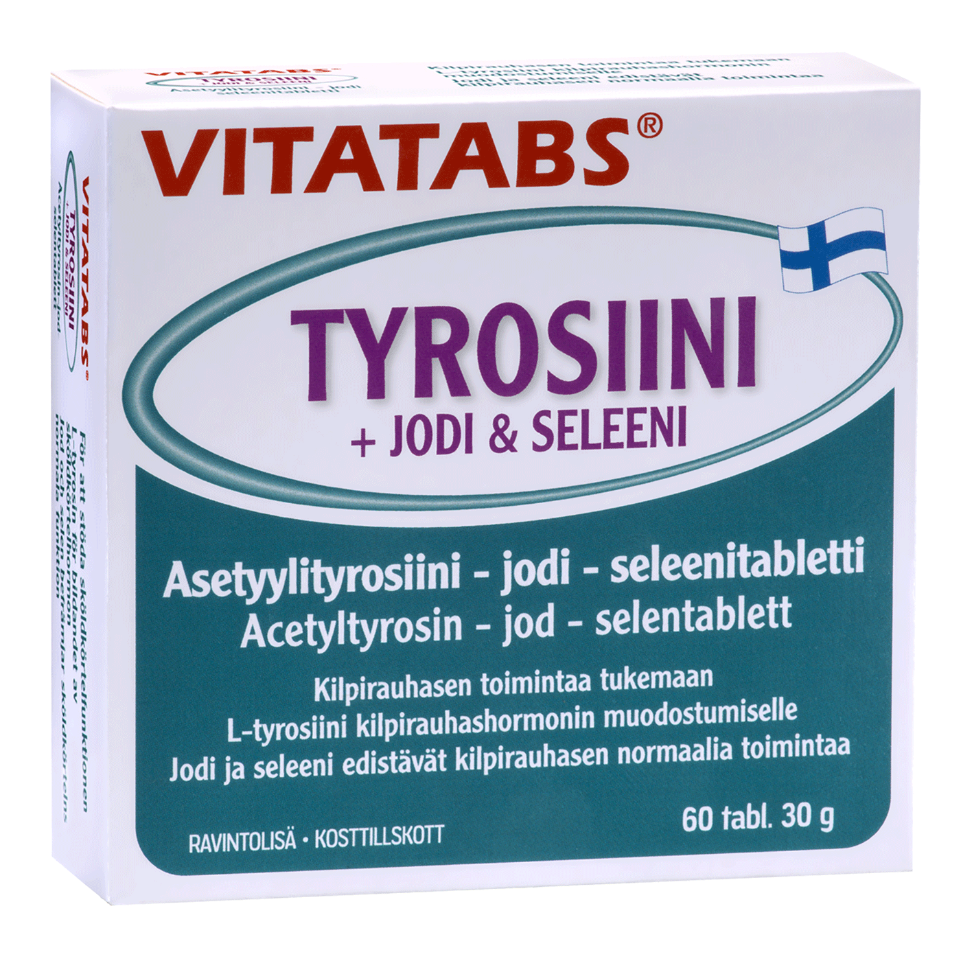 Vitatabs® Tyrosine+ Iodine & Selenium, 60 tabl. – Nordic Immunity ...