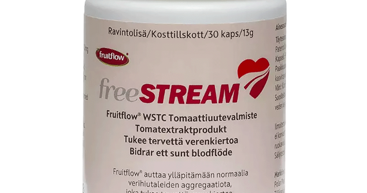 FreeStream Fruitflow®, 30 caps. – Nordic Immunity Supplements