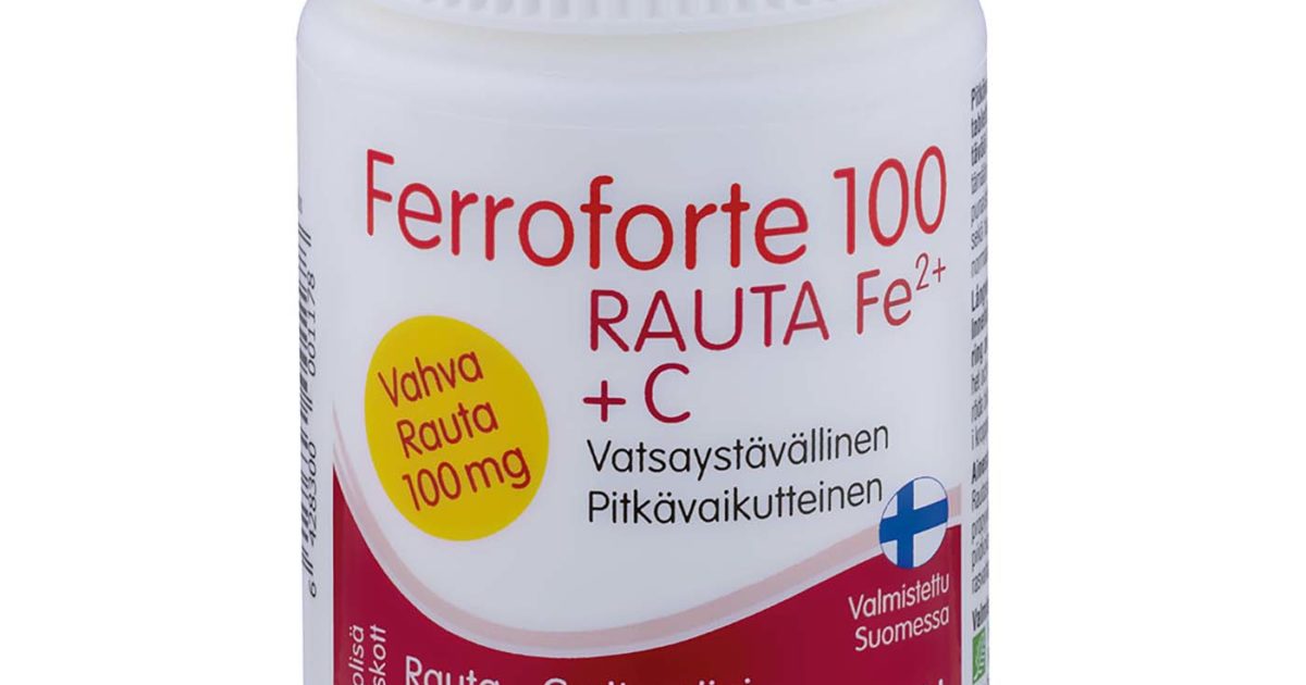 Ferroforte 100, 100 tabl. – Nordic Immunity Supplements