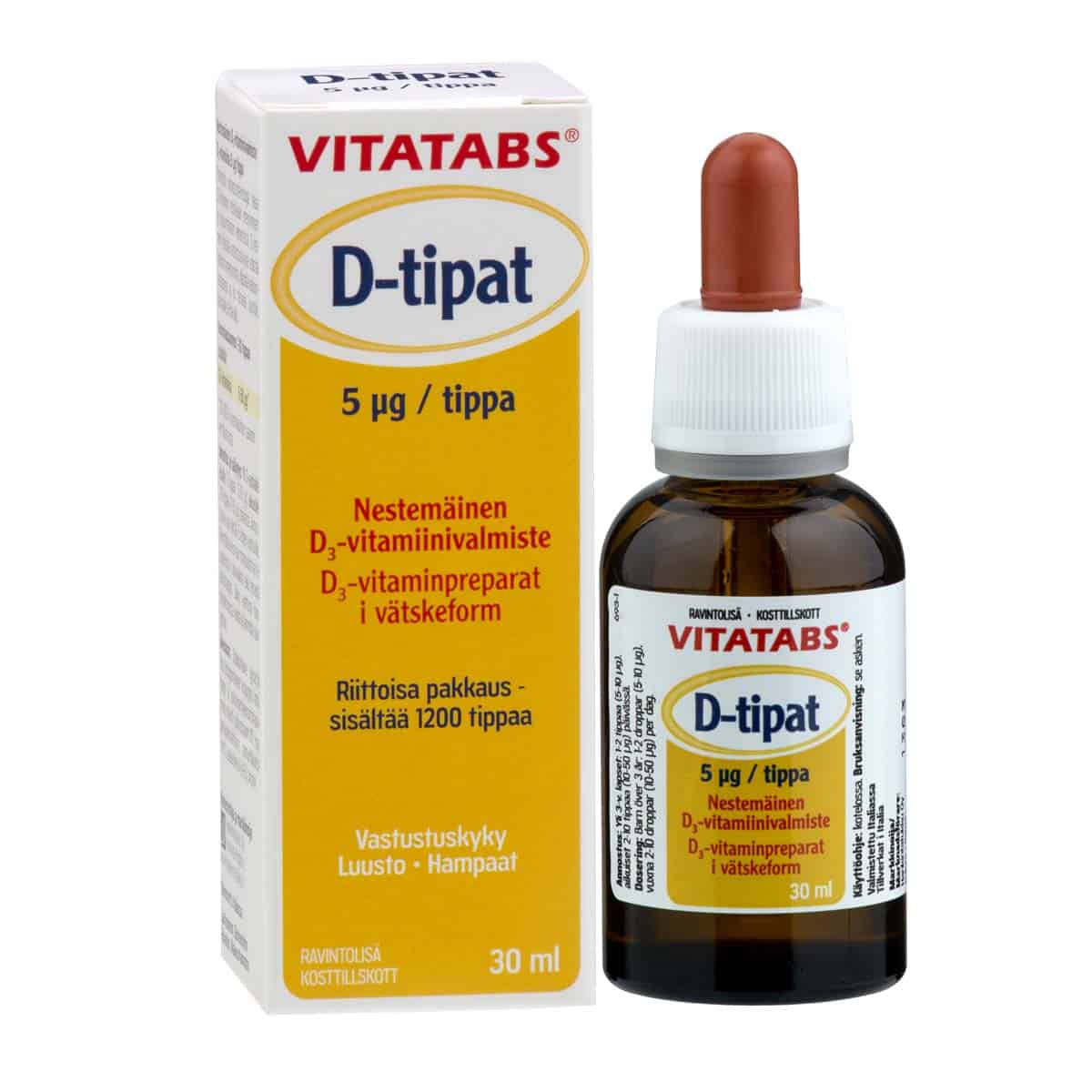 Vitatabs® Vitamin D drops, 30ml – Nordic Immunity Supplements