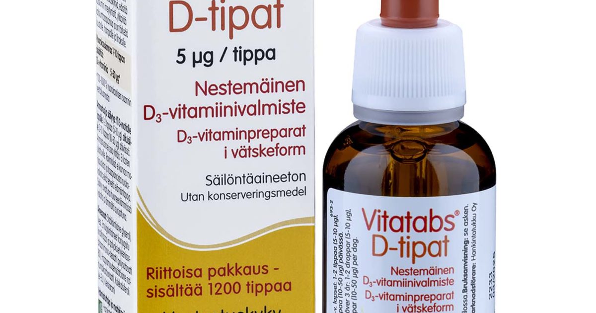 Vitatabs® Vitamin D drops, 30ml – Nordic Immunity Supplements