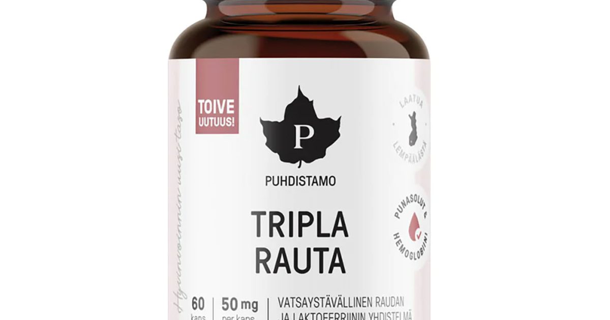 Triple iron 50mg, 60 caps. – Nordic Immunity Supplements
