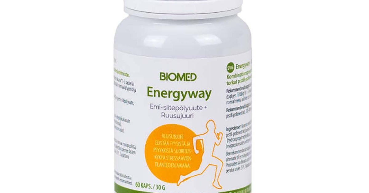 EnergyWay, 60 caps. – Nordic Immunity Supplements