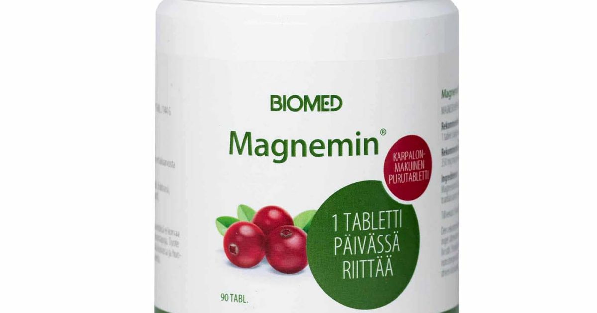 Magnemin® magnesium chewable, 90 tabl. – Nordic Immunity Supplements