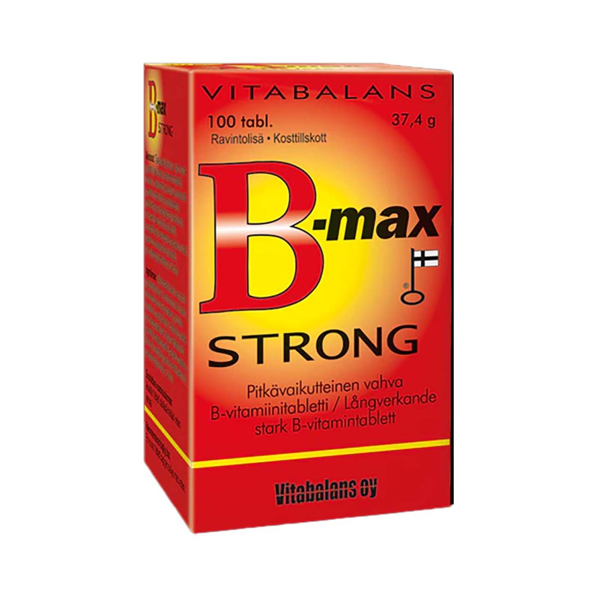 B-Max Strong vitamin complex, 100 tabl. – Nordic Immunity Supplements