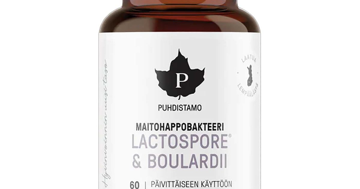 Lactic acid bacteria Lactospore & Boulardii 60 caps. – Nordic Immunity ...