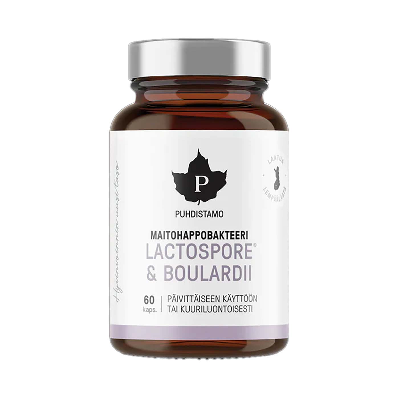 Lactic acid bacteria Lactospore & Boulardii 60 caps. – Nordic Immunity ...