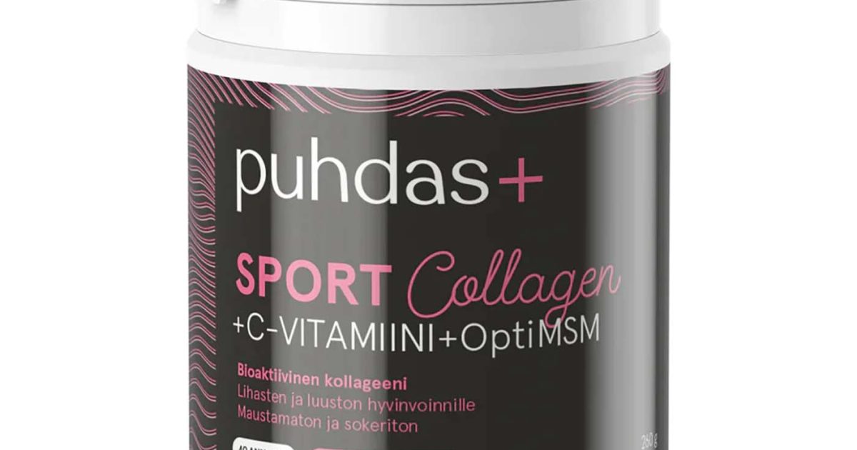 Sport Collagen with vitamin C, Opti MSM, 260 g – Nordic Immunity ...