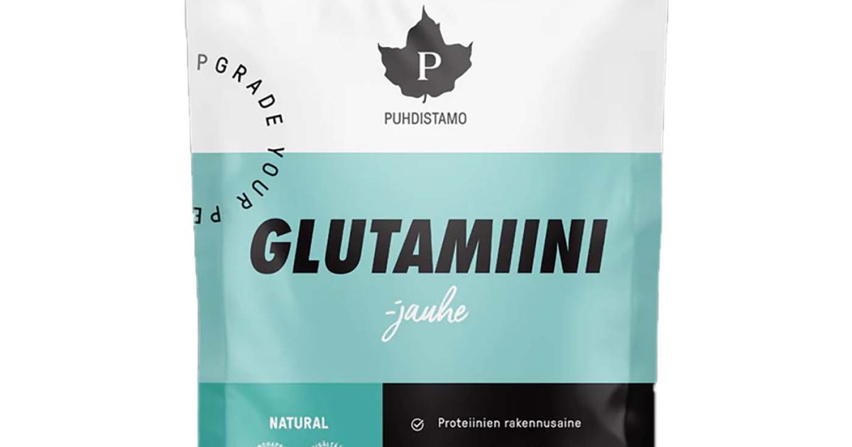 Natural Glutamine powder, 250g – Nordic Immunity Supplements