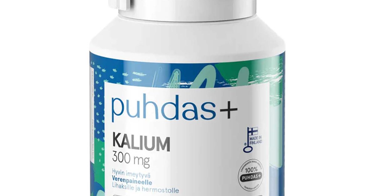 Potassium 300 mg 60 caps. – Nordic Immunity Supplements