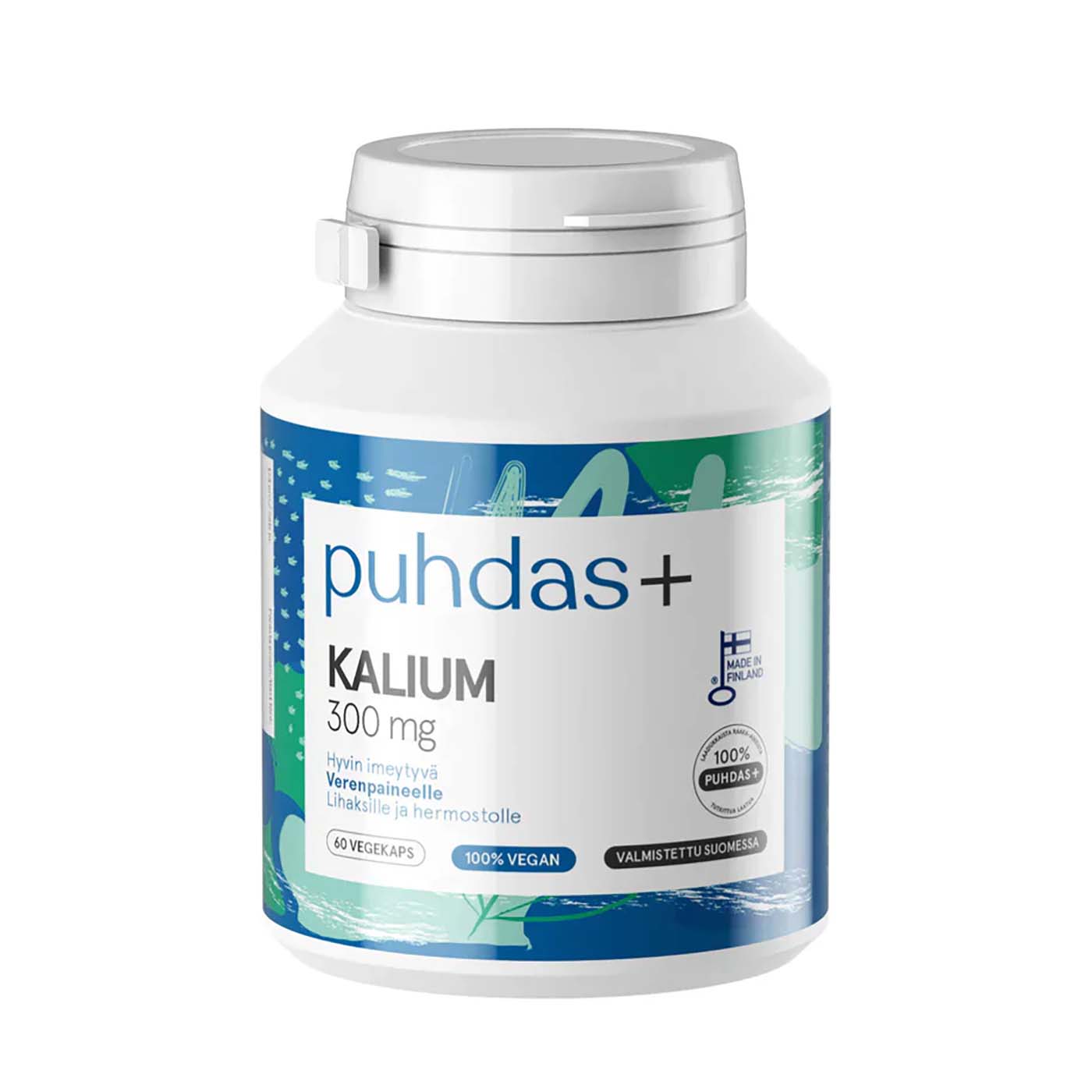 Potassium 300 mg 60 caps. – Nordic Immunity Supplements