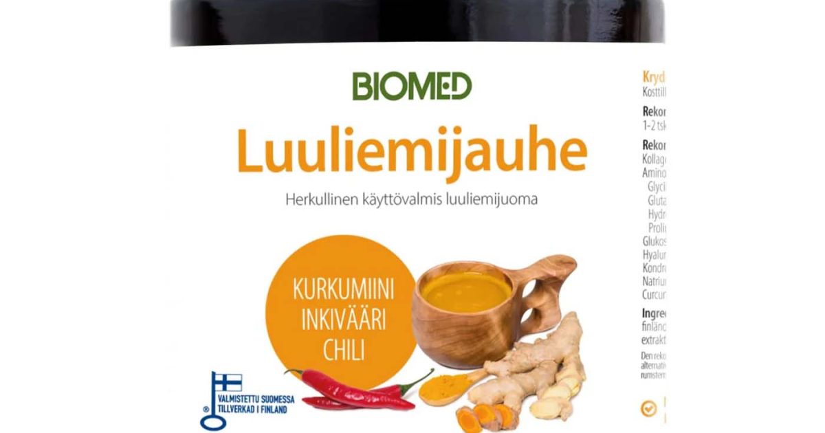Reindeer bone broth powder Curcumin + Ginger, 40g – Nordic Immunity ...