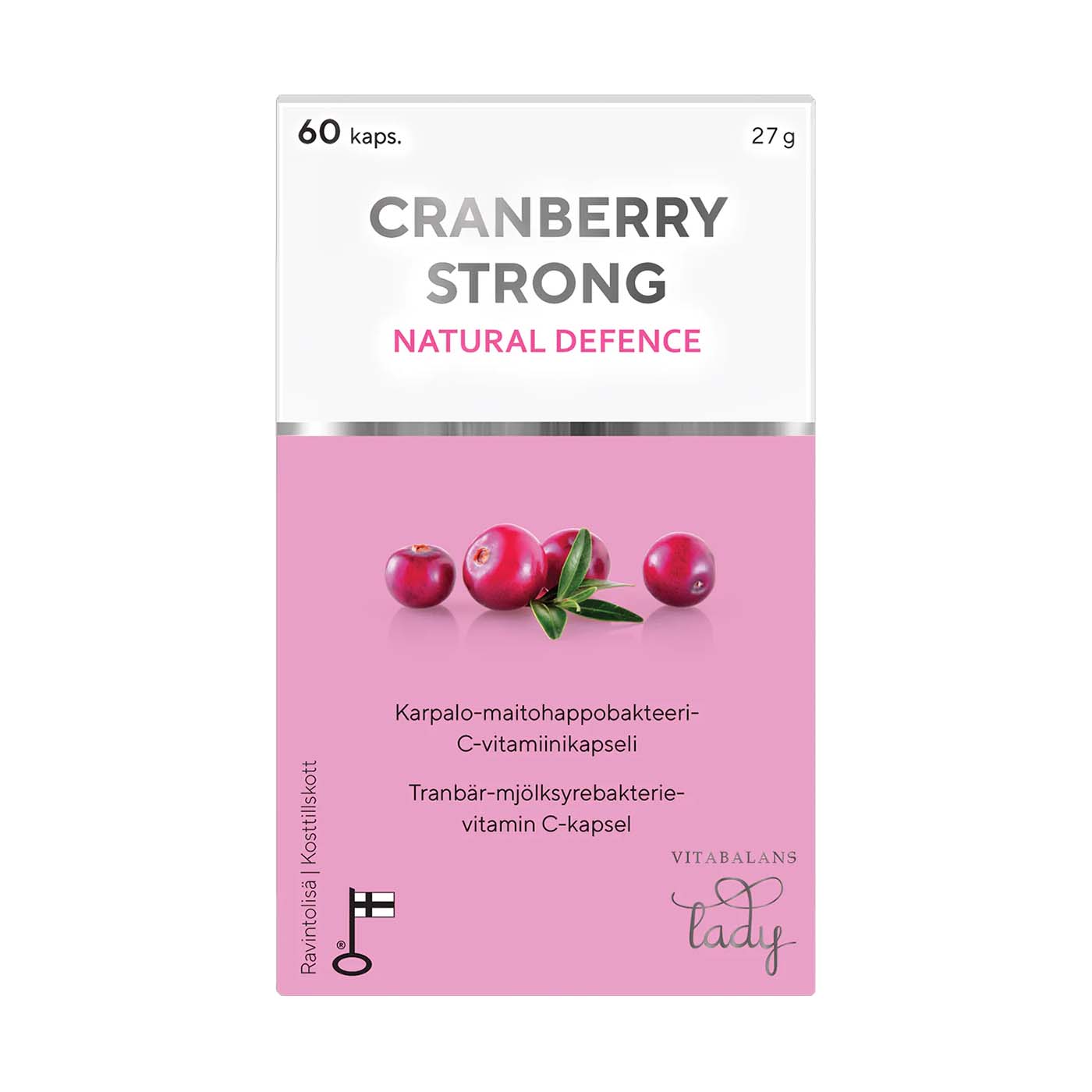 Cranberry Strong, 60 caps. – Nordic Immunity Supplements
