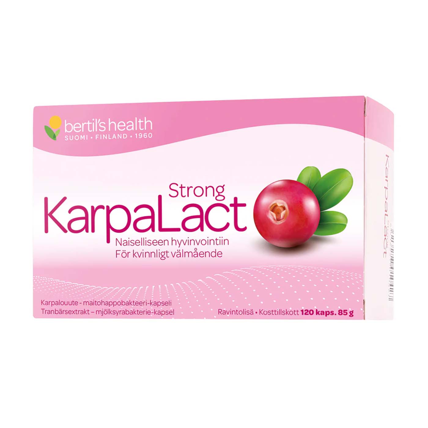 KarpaLact Strong Cranberry, 120 caps. – Nordic Immunity Supplements