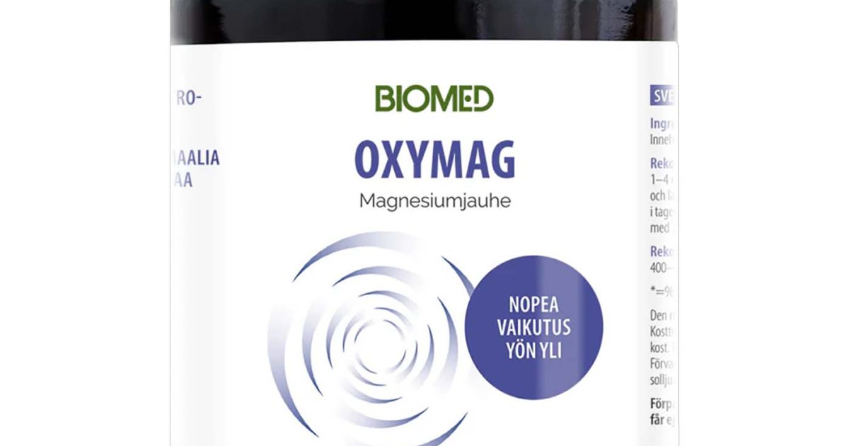 Oxymag Magnesium powder, 50g – Nordic Immunity Supplements