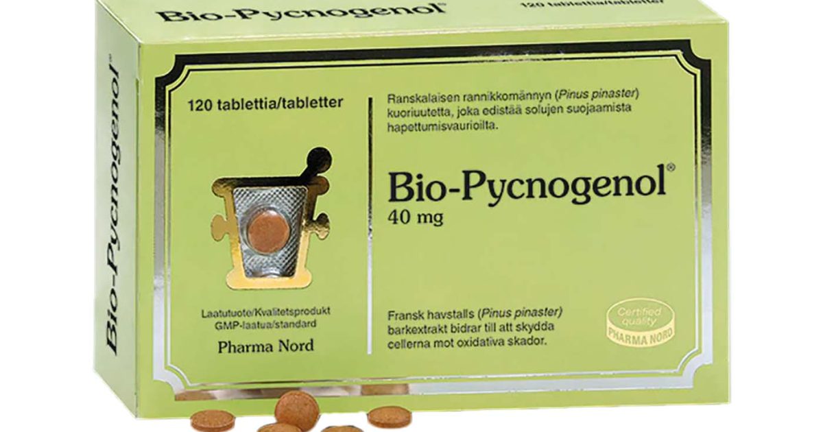 Bio-Pycnogenol, 120 tabl. – Nordic Immunity Supplements