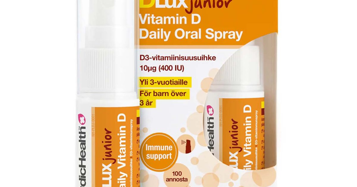 Vitamin D oral spray for children, 15ml – Nordic Immunity Supplements