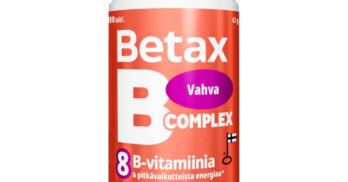 Betax Strong B-Complex, 100 tabl. – Nordic Immunity Supplements
