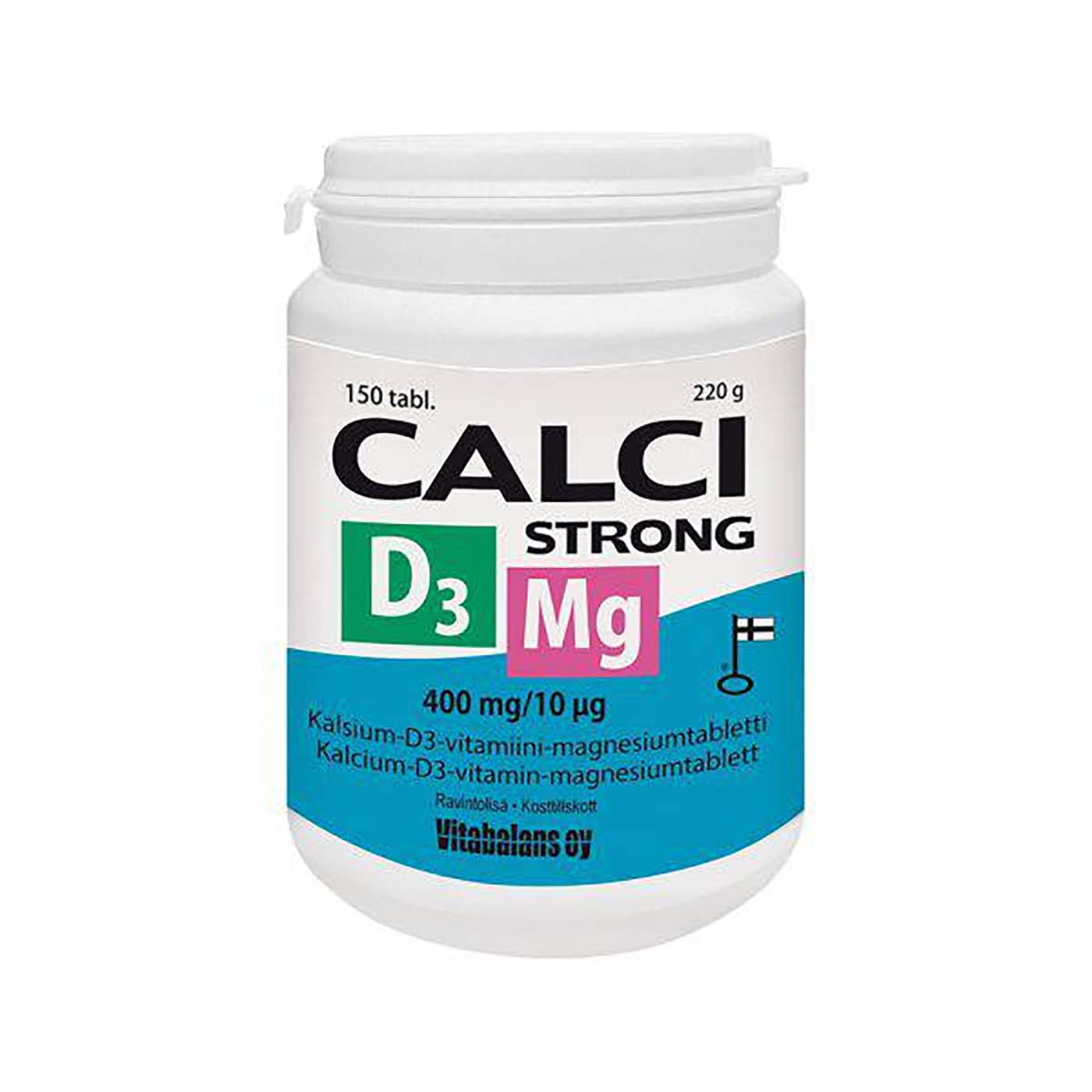 Strong Calcium complex, 150 tablets – Nordic Immunity Supplements
