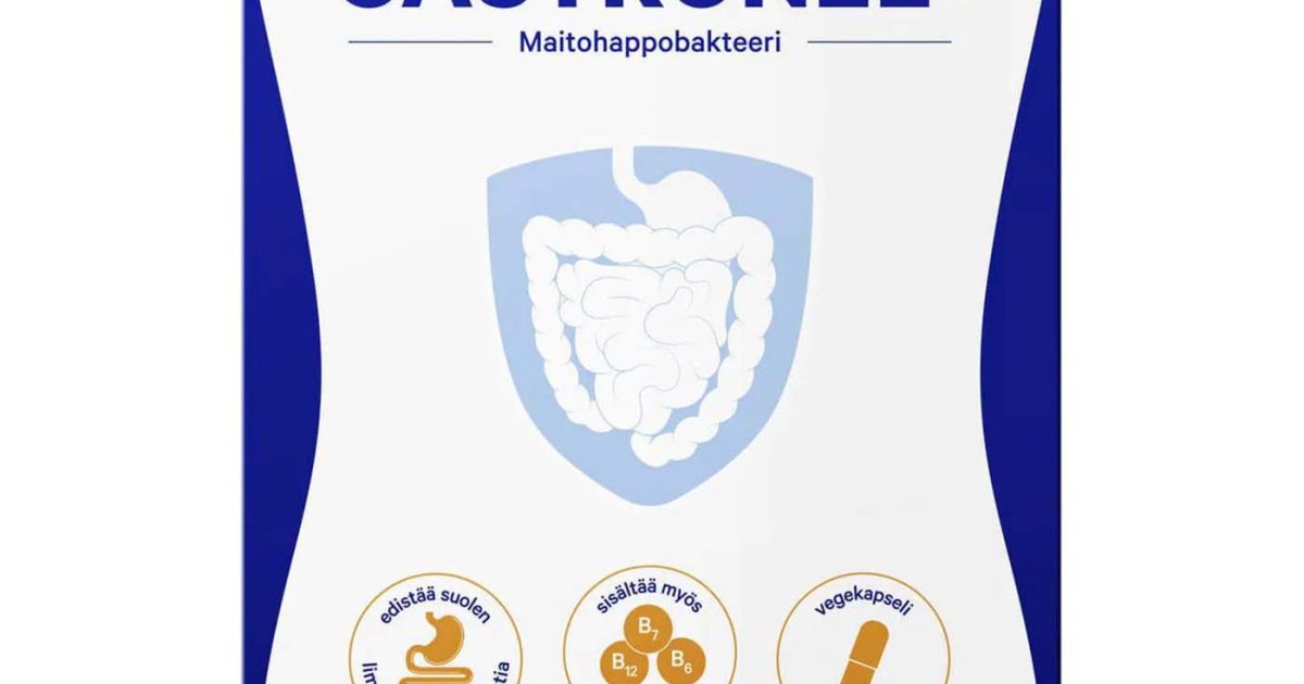 Gastronel+ Lactic Acid Bacteria-Inulin, 60 caps. – Nordic Immunity ...