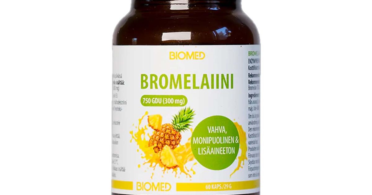 Strong Bromelain, 60 capsules – Nordic Immunity Supplements
