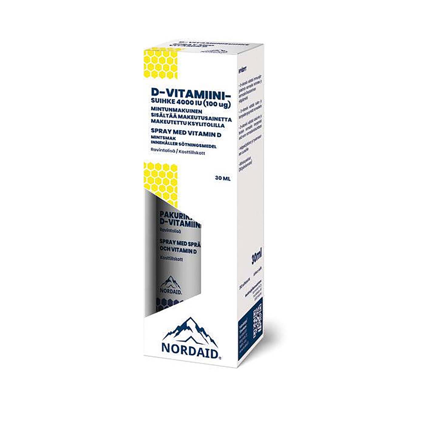 Vitamin D spray 100 µg, 30 ml. – Nordic Immunity Supplements