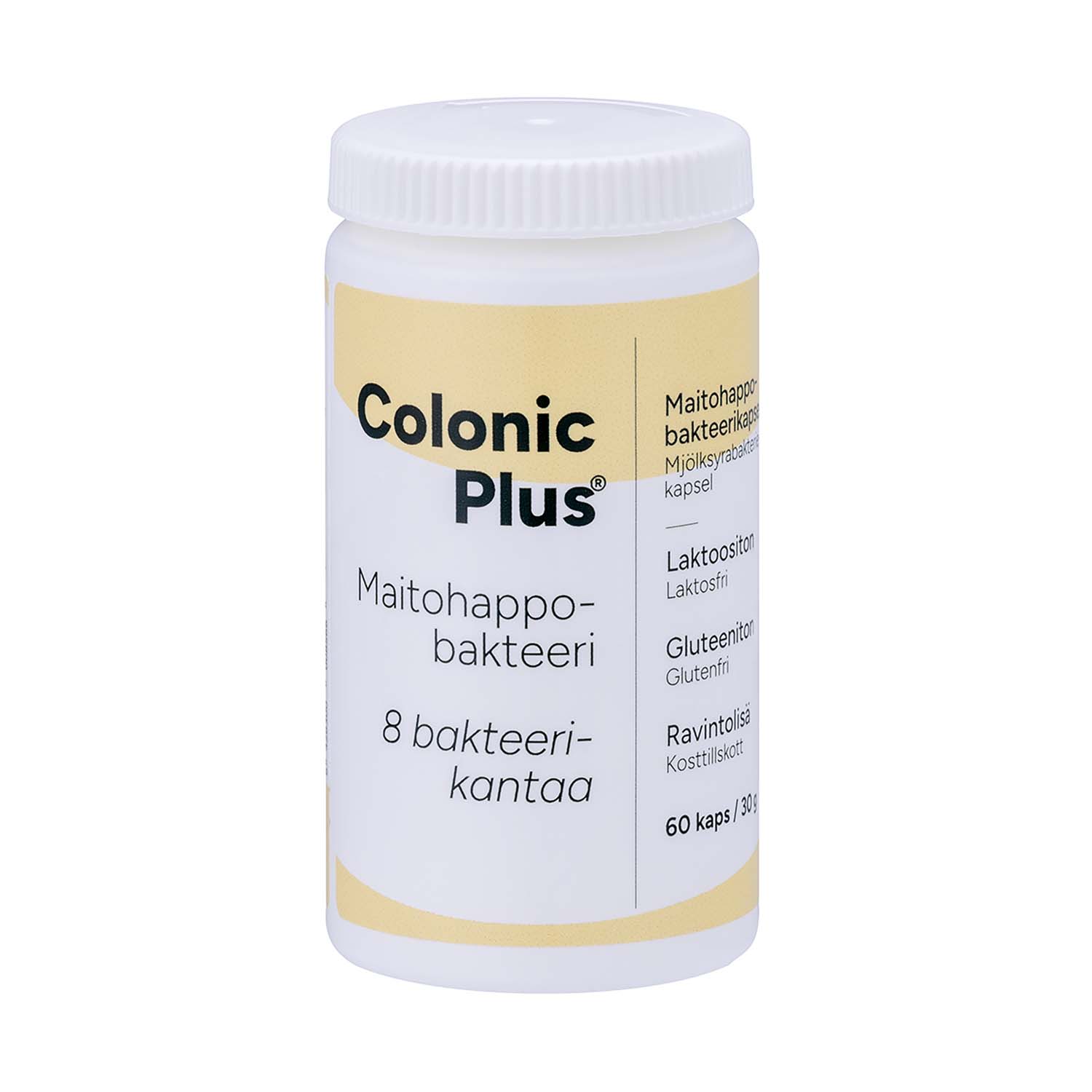 Colonic Plus® Lactic Acid Bacteria, 60 capsules – Nordic Immunity ...