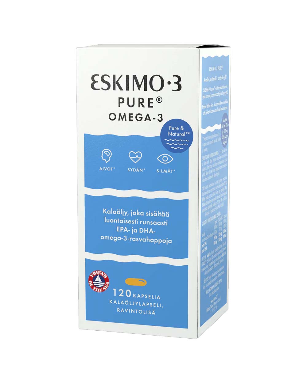 Eskimo-3 Fish Omega-3, 120 capsules – Nordic Immunity Supplements
