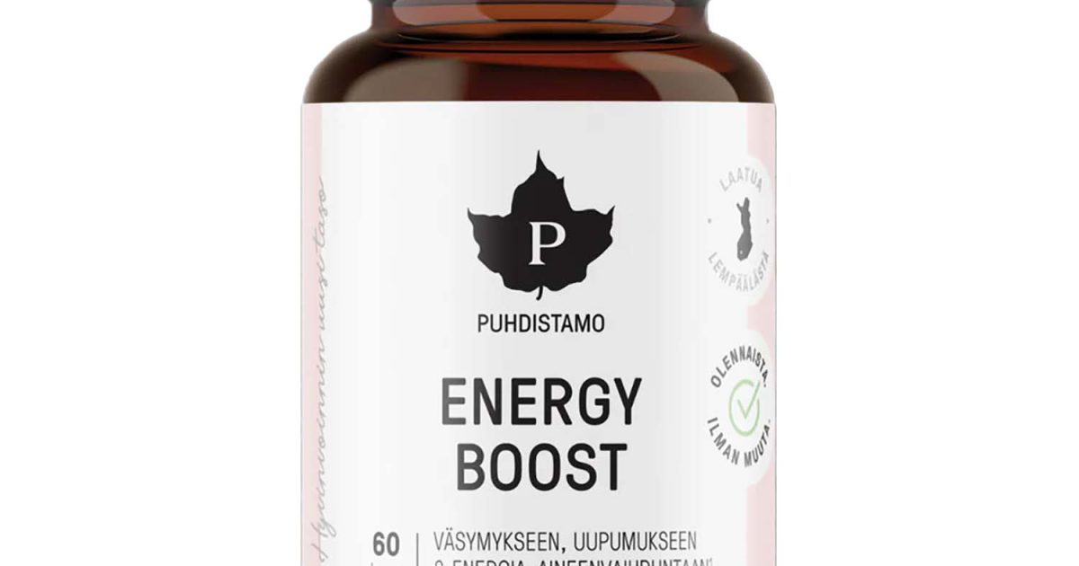 Energy Boost, 60 caps. – Nordic Immunity Supplements