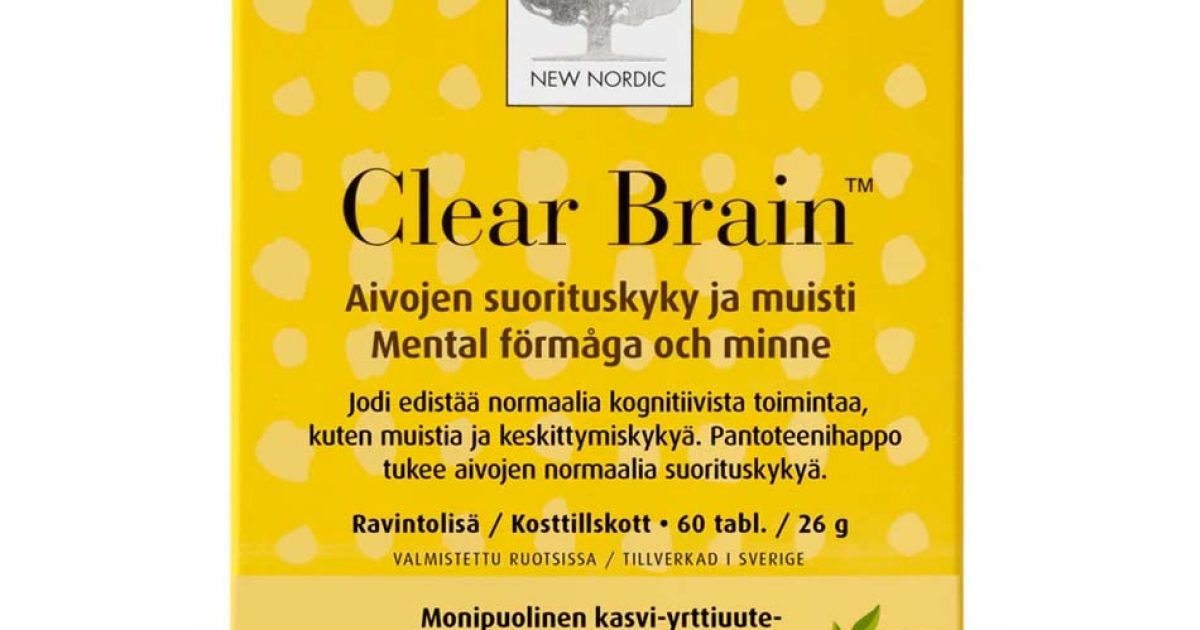 Clear Brain, 60 tabl. – Nordic Immunity Supplements