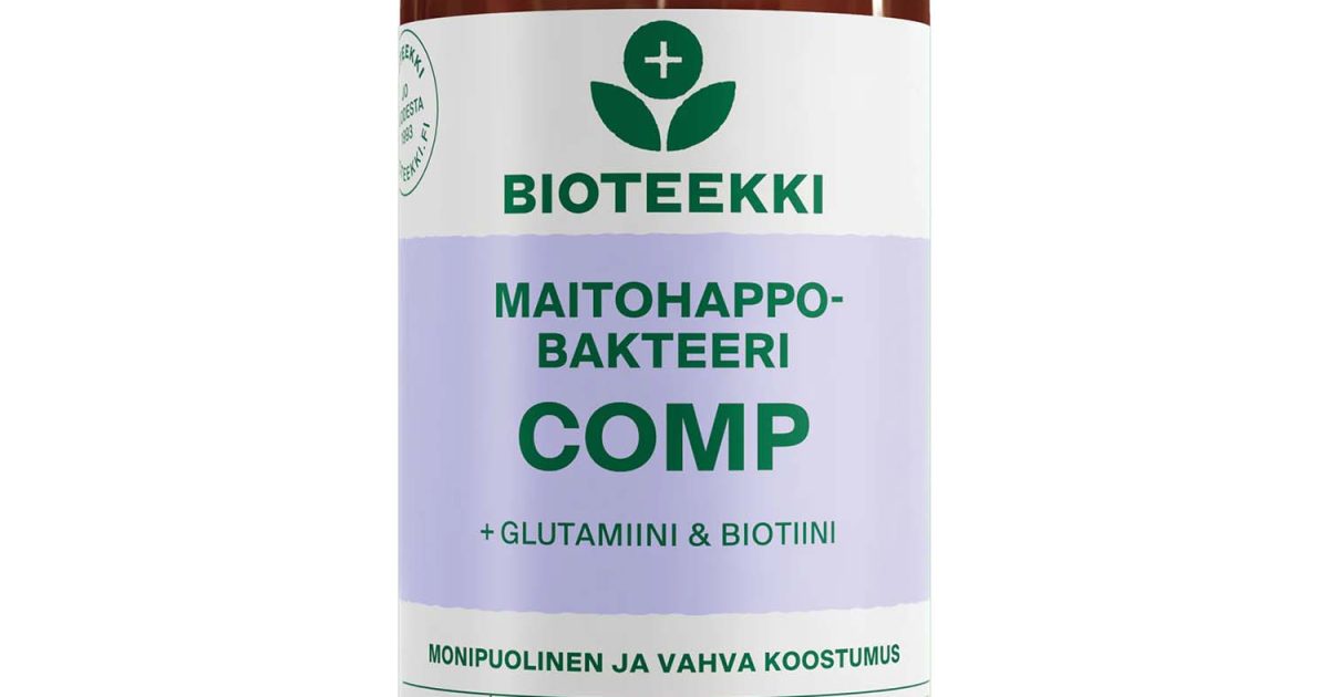 Lactic Acid Bacteria with Glutamine & Biotin, 80 caps. – Nordic ...