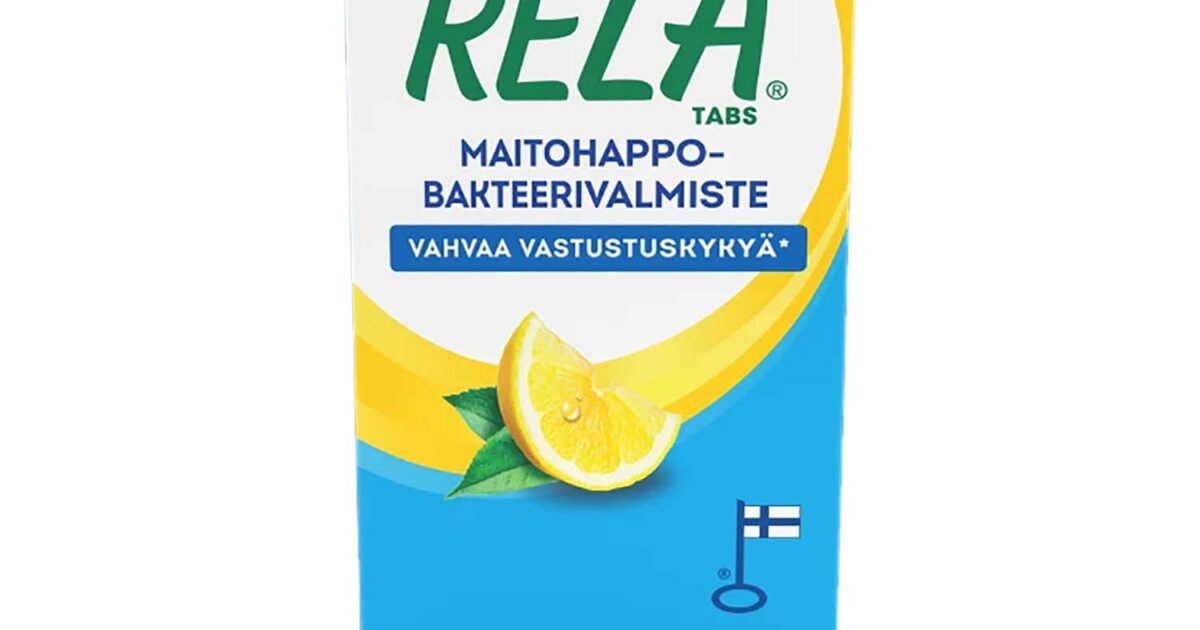Rela Tabs Lemon, 90 tablets – Nordic Immunity Supplements