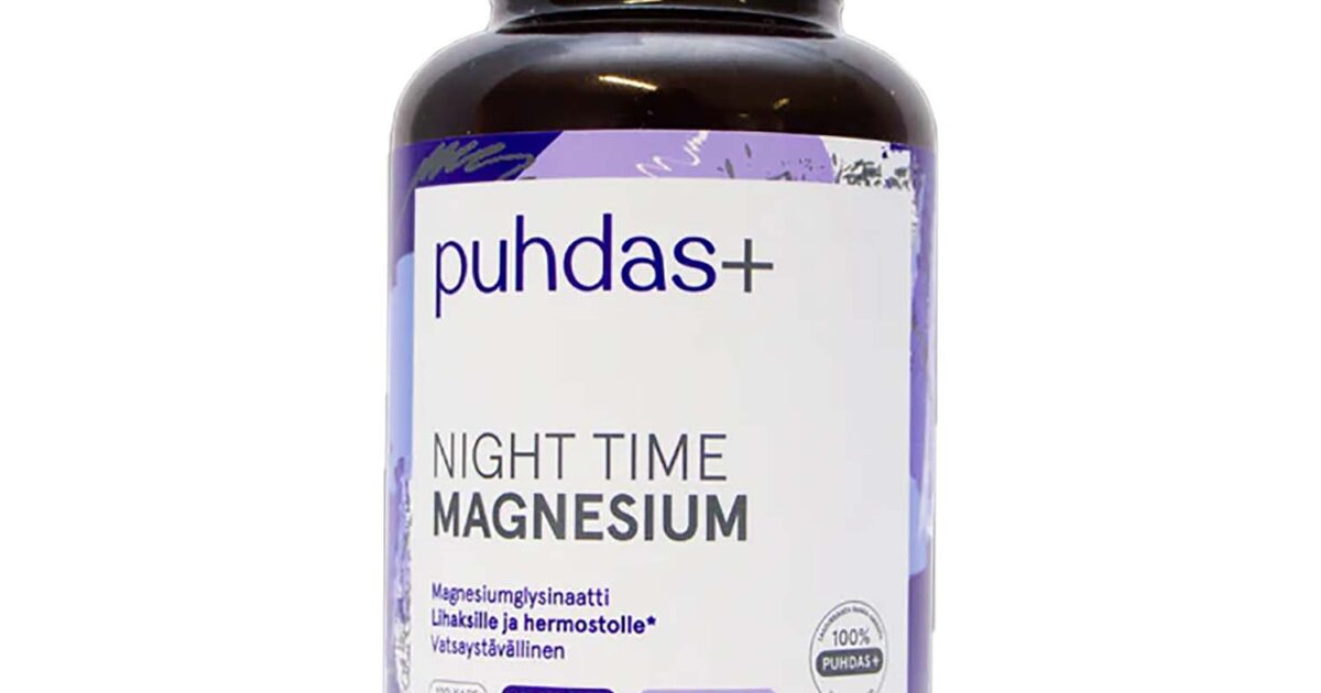 Night time Magnesium 120 capsules – Nordic Immunity Supplements